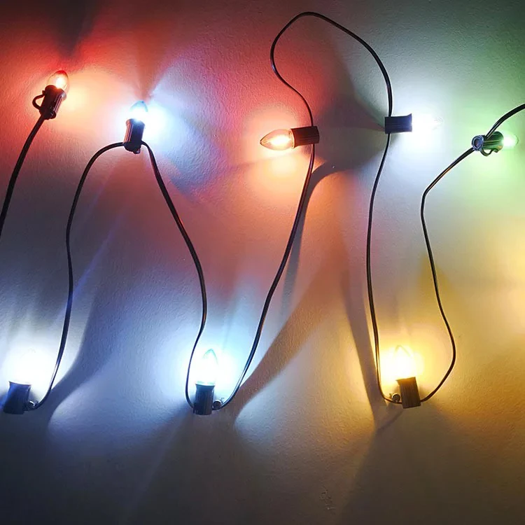 C35 E14 3w 6500k Globe Tricolor Colorful Led Light Bulb For Sale - Buy ...