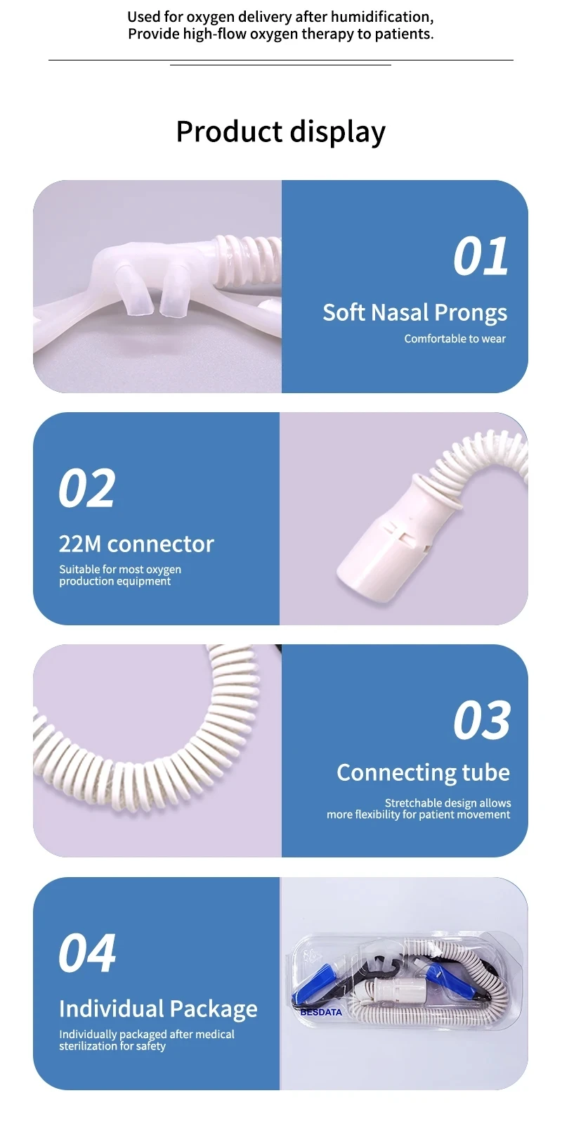 High Flow Nasal Cannula Oxygen Concentrator Oxygen Nasal Cannula - Buy ...