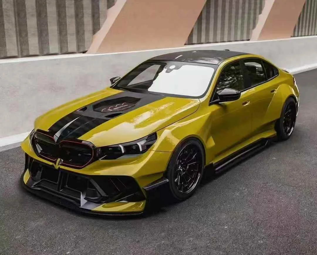 BMW G90M5 Body Kit - Carbon Fiber Bumper & Side Skirts