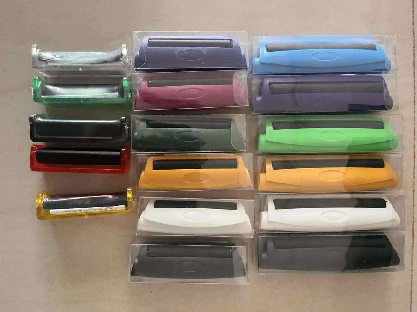 Tapered Plastic Cigarette Device Machine 110mm Manual Cigarette Manual ...