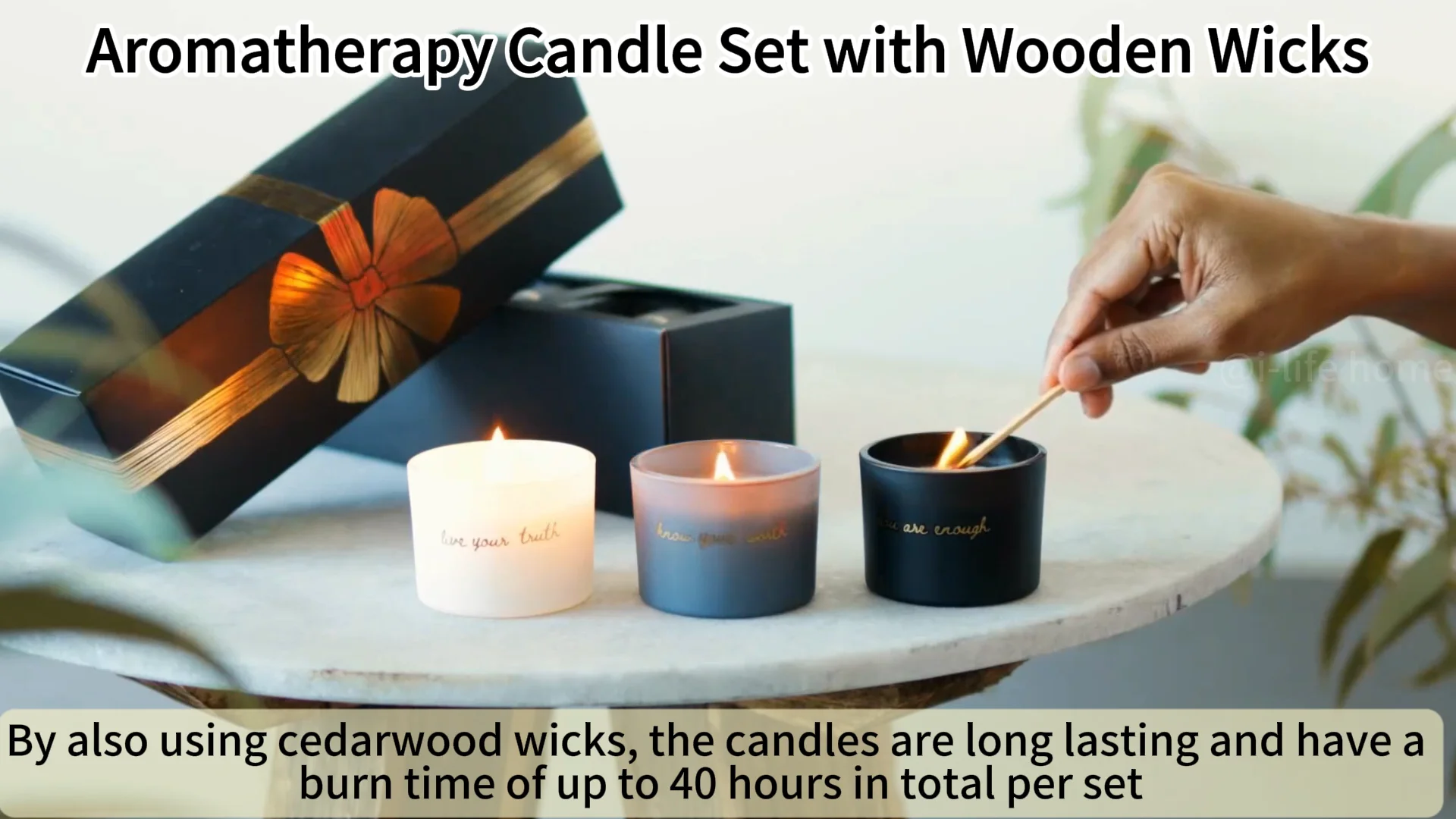 Factory Directly Supply 3 Pieces Luxury Scented Candle Gift Set ...