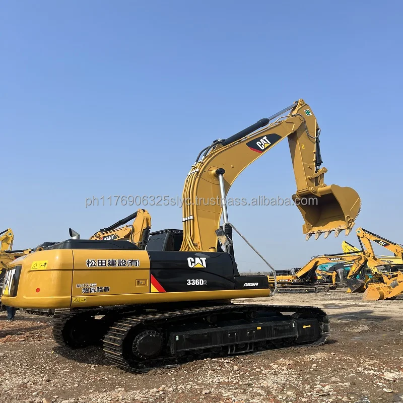 Used Construction Caterpillar 336D Earth Moving Excavator Machine CAT ...