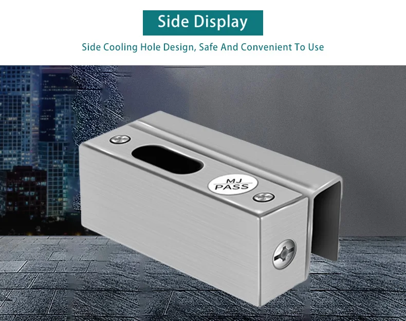 U Bracket For Electromagnetic Lock Frameless Glass Magnetic Lock 600lbs ...