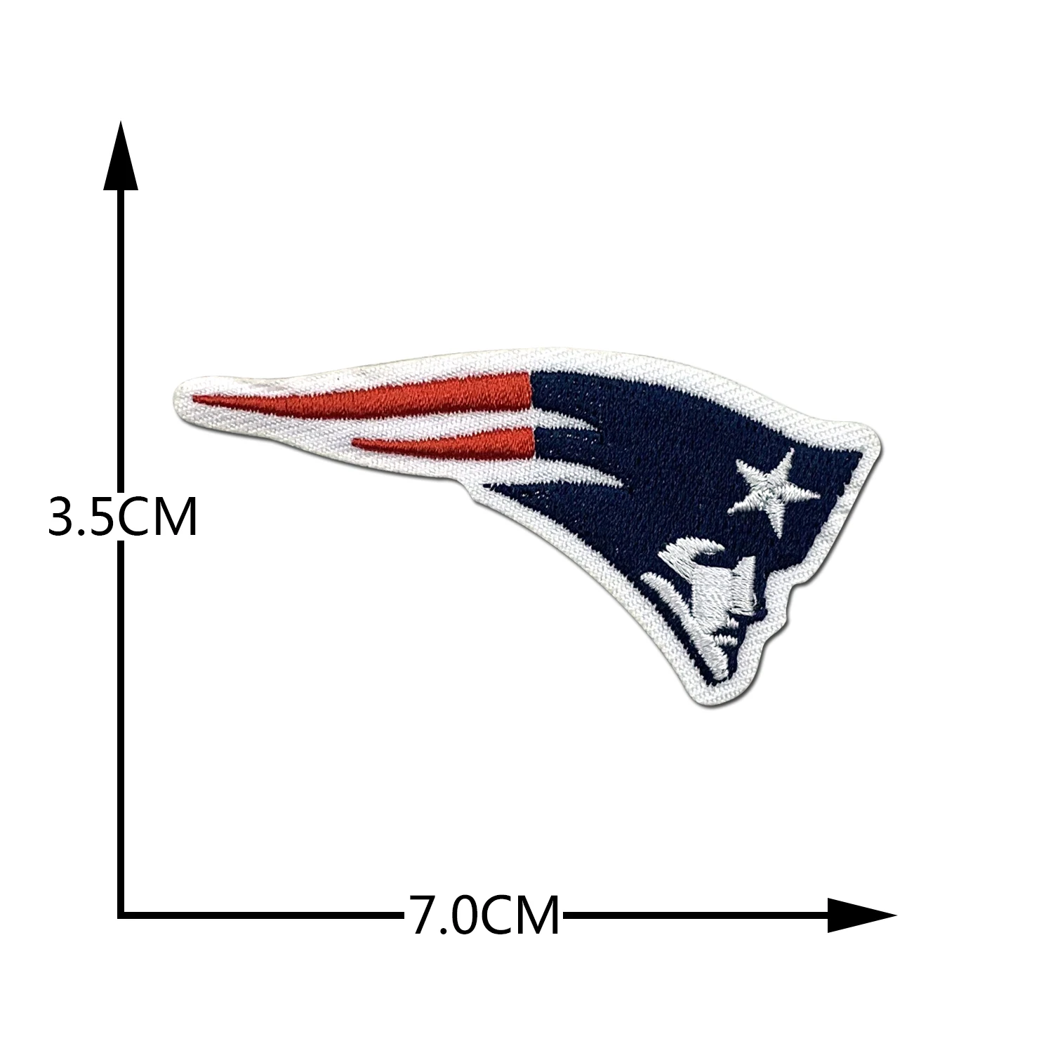 Global Quality Soccer NFL Patch Sports Embroidery Iron On Patch