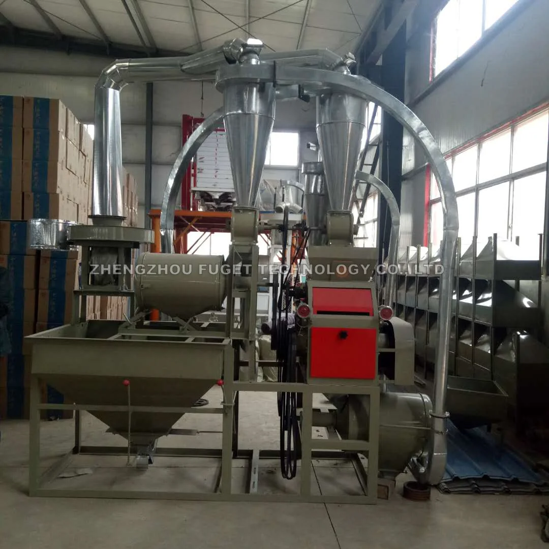 Grain Corn Flour Mill Machinery Wheat Maize Corn Flour Milling Machine ...