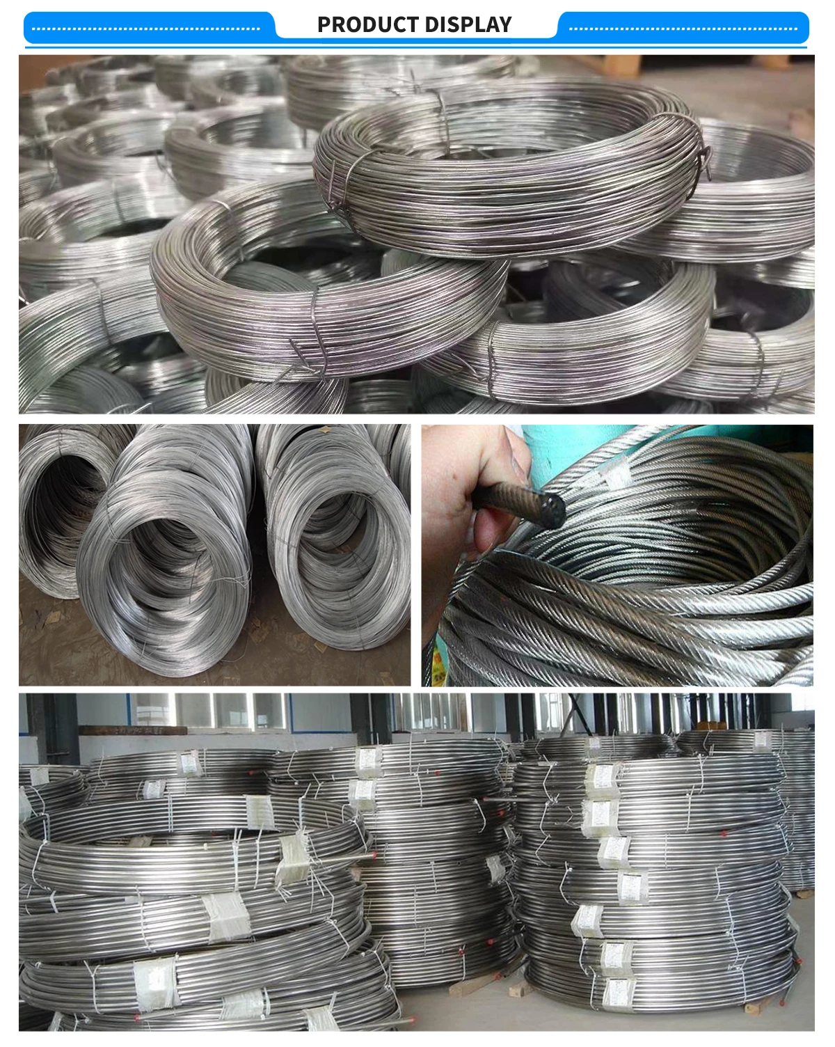 Galvanized Steel Wire ASTM A 475 Class B - Durable & Versatile