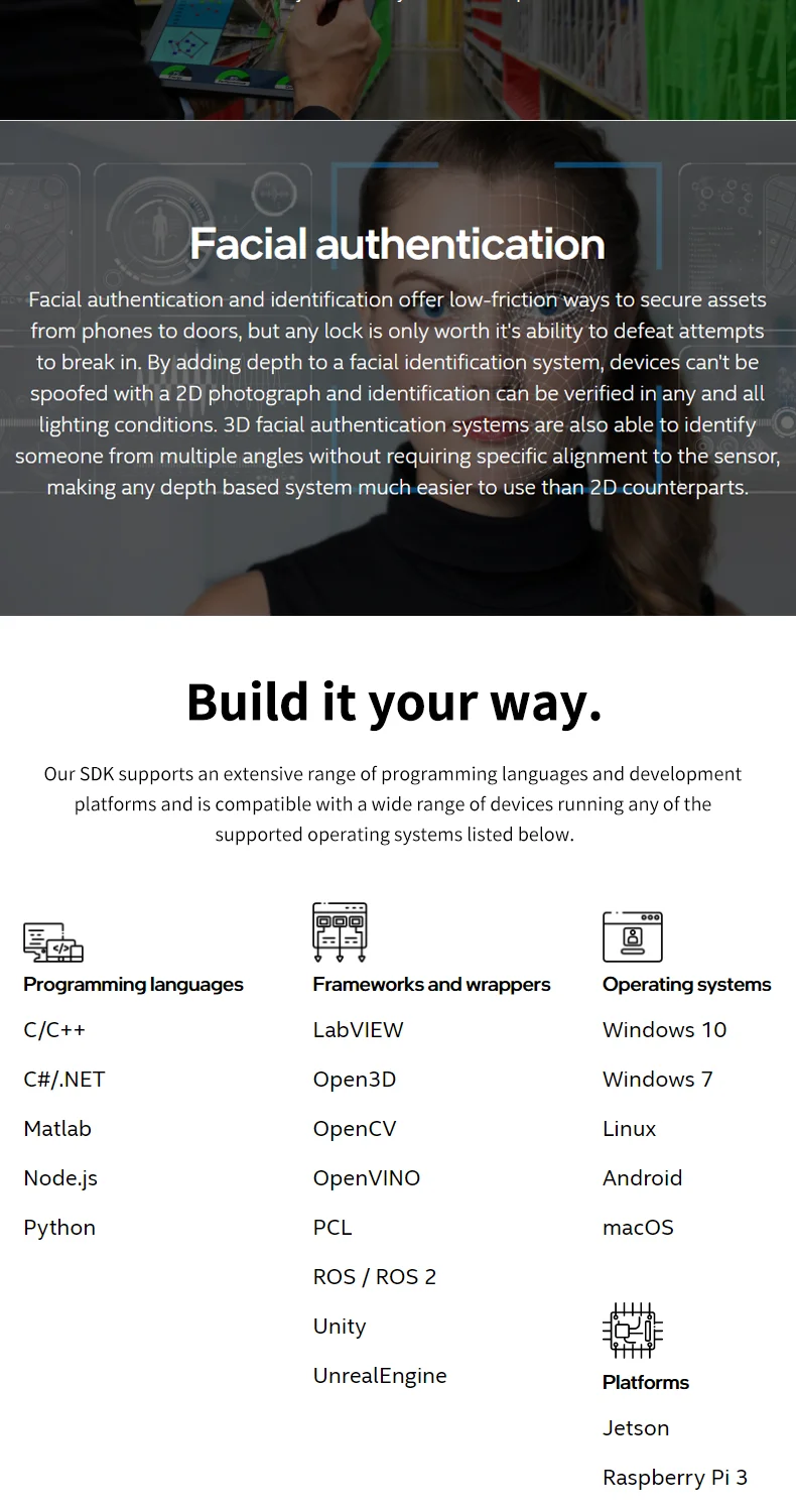 Intel Realsense Camera D450 - Depth Camera for AI