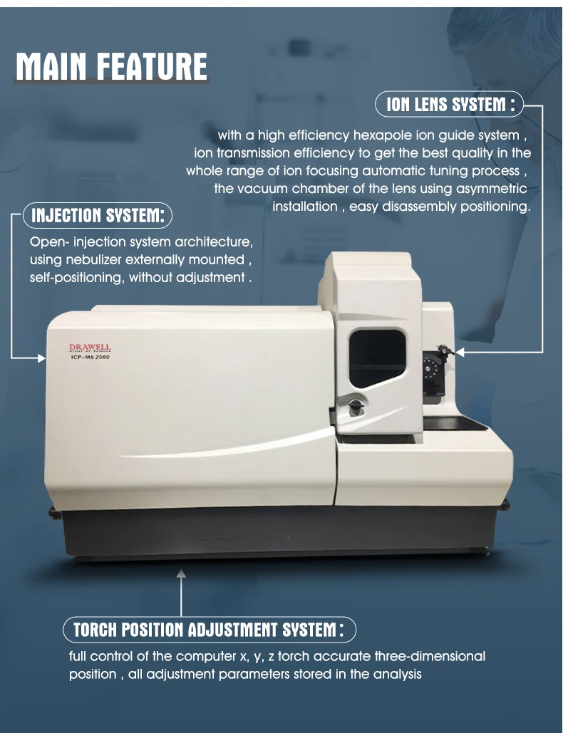 Drawell ICP-MS Spectrometer - Advanced Plasma Mass Analysis
