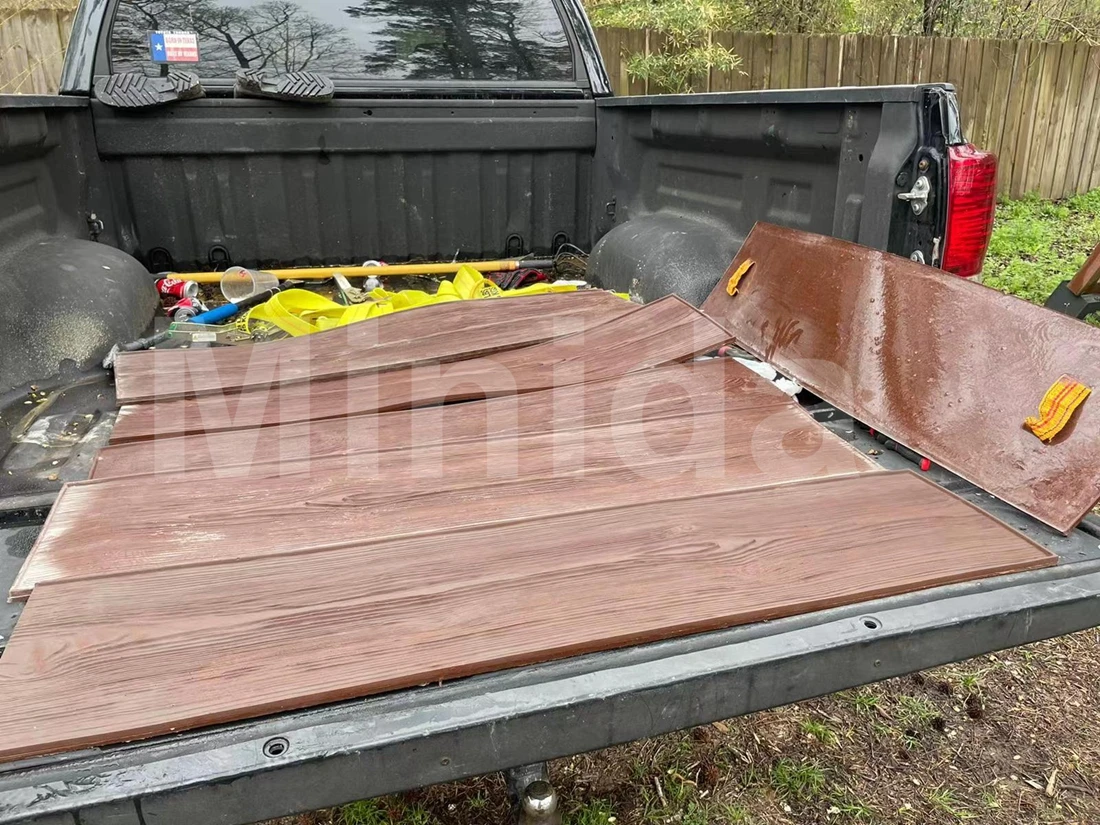 Wood Plank Decorative Concrete Stamp Mats - Hot Sales