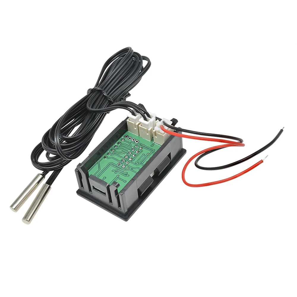 Mini DC 4V-28V LED Dual Display Digital Thermometer