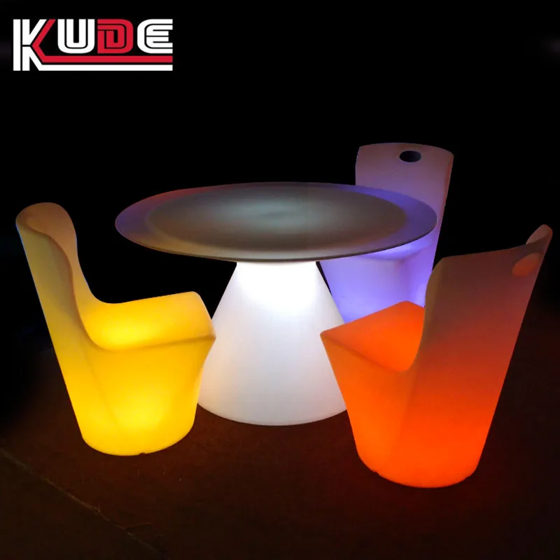 Restaurant Furniture Led Light Up Chair Led Seat For Dinning Decor ...