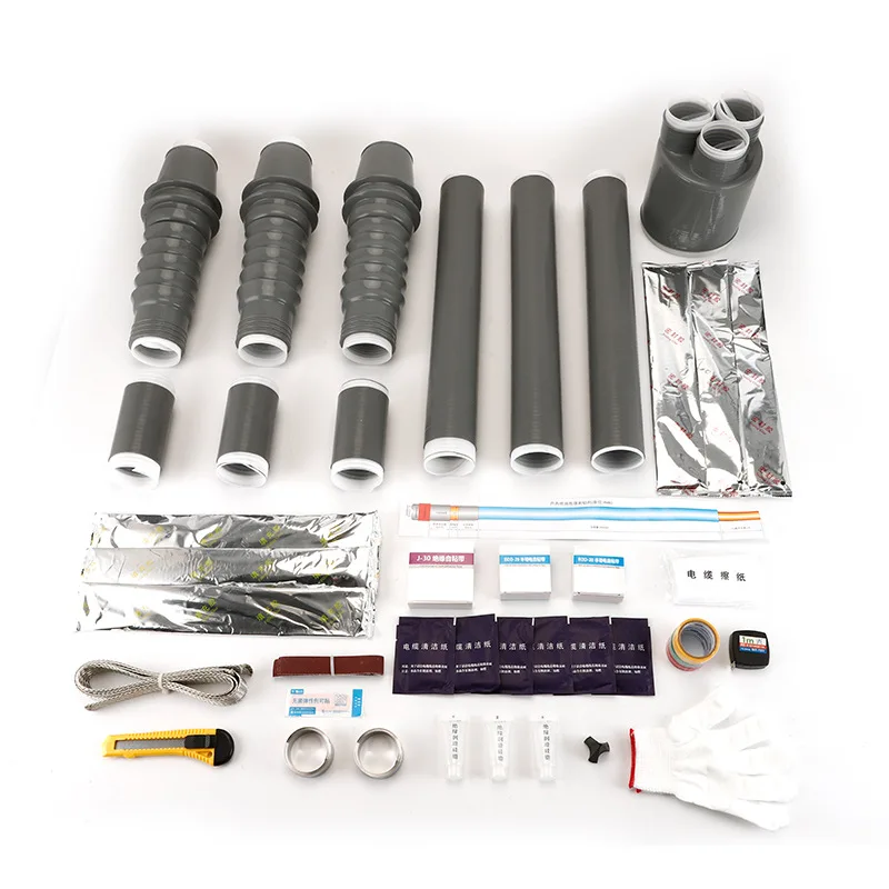 2.5kv 10kv 20kv 35kv 46kv Medium Voltage Cold Shrink Terminations Kits ...