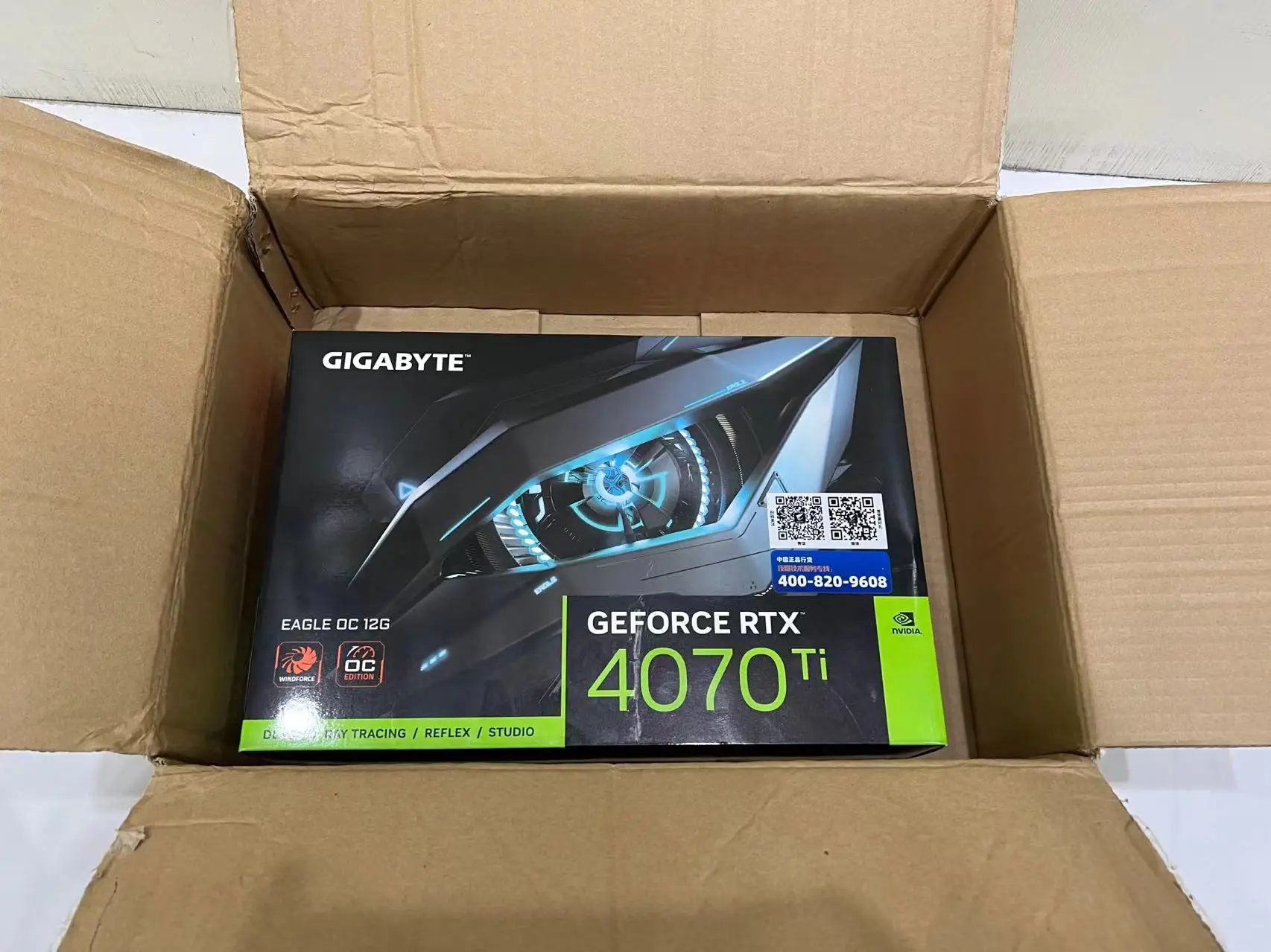 Gigabyte Geforce Rtx 4070 Ti Eagle 12g Gaming Graphics Card With 2610 ...