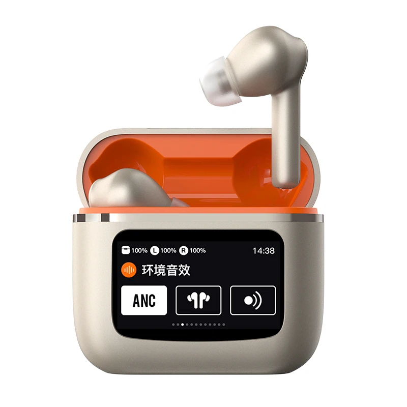 Smart Lcd Screen Gaming Headset Stereo T68 Pro Tws Earbuds Bluetooth 5. ...