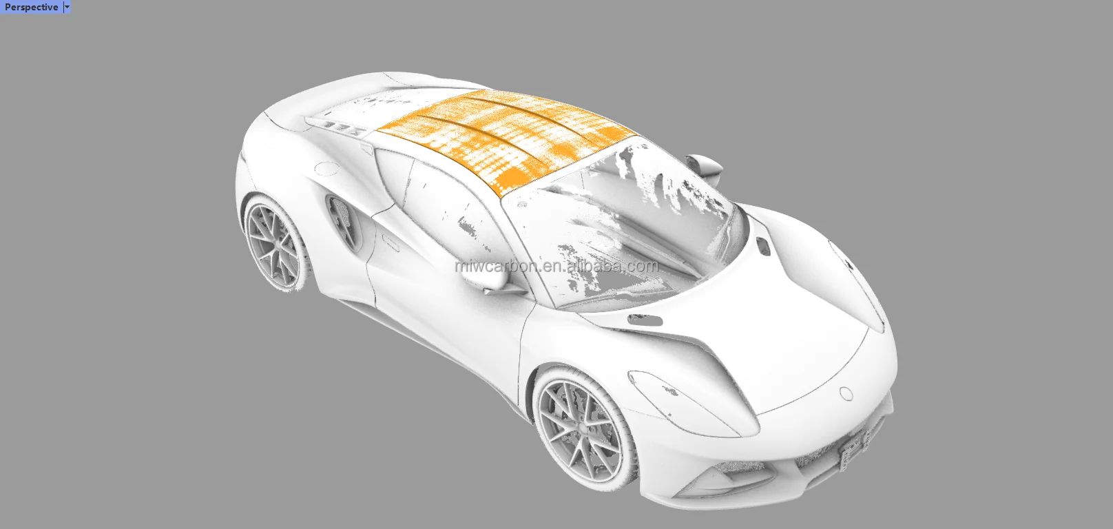 Car Roof Body Kits Refit Carbon Auto Parts For Lotus Emira 2021-2024 ...