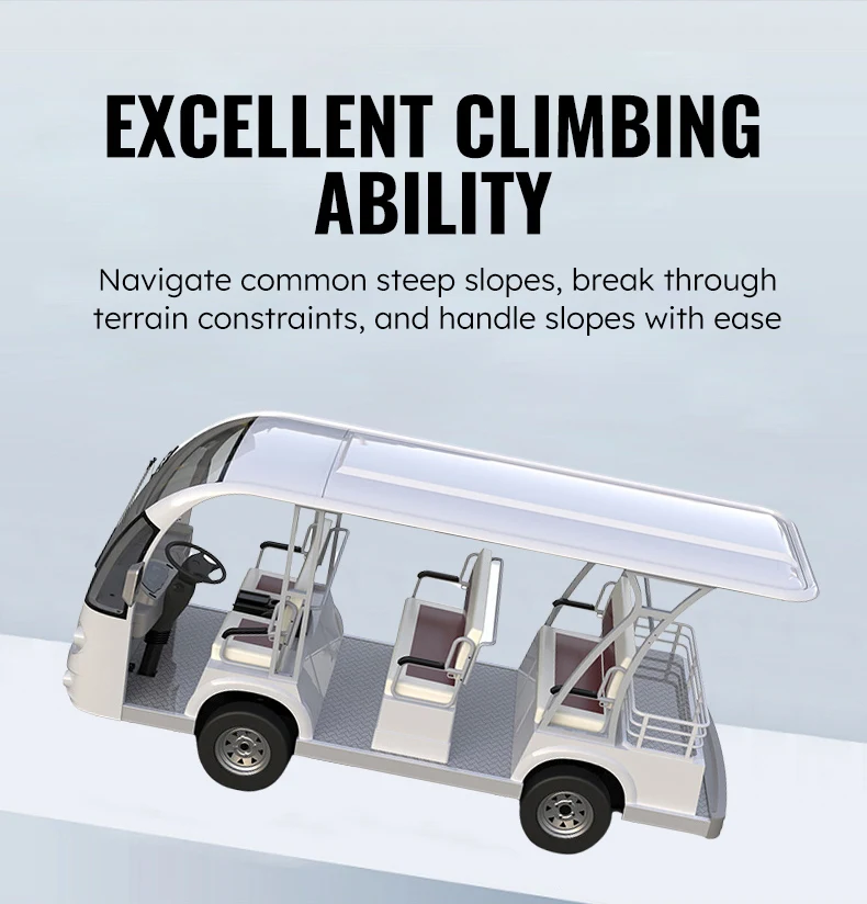 8 Seater Electric Mover Bus Sightseeing Tourist Car For Scenic Tours ...