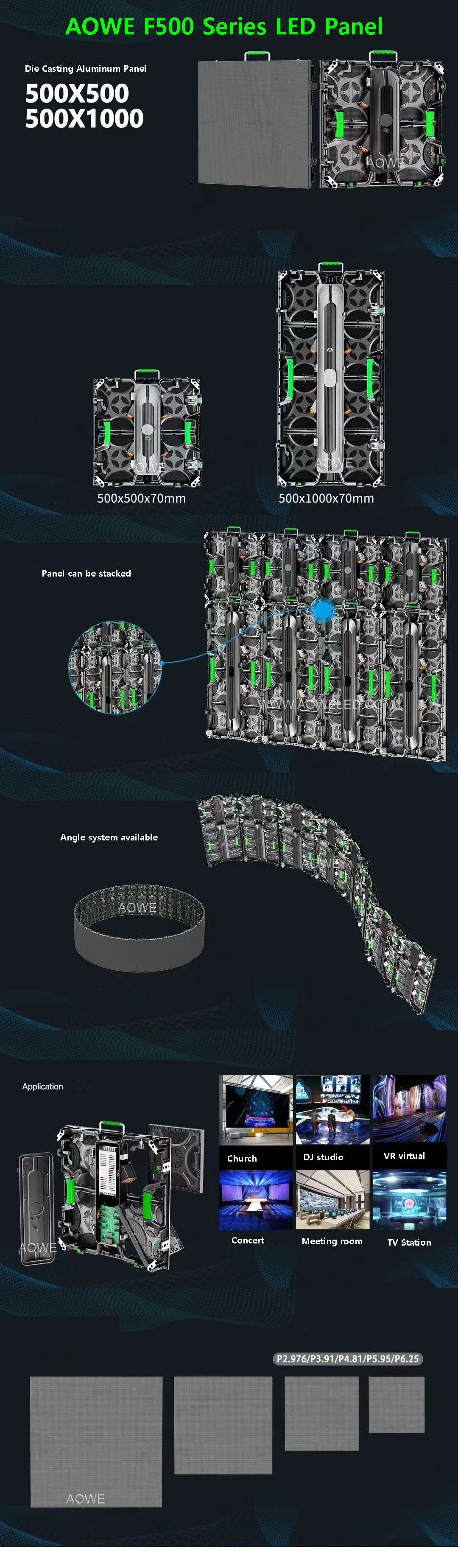 Complete System Led Video Wall P2.6 P3.91 Outdoor Rental Led Wall Panel ...