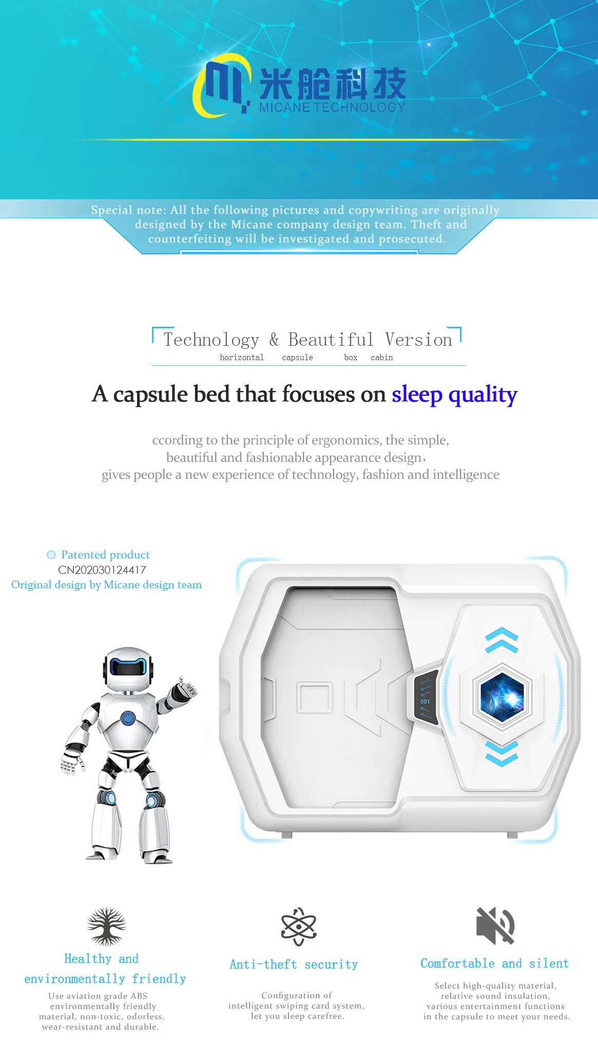 Hotel Capsule Bed - Modern, Space-Saving Sleeping Solution