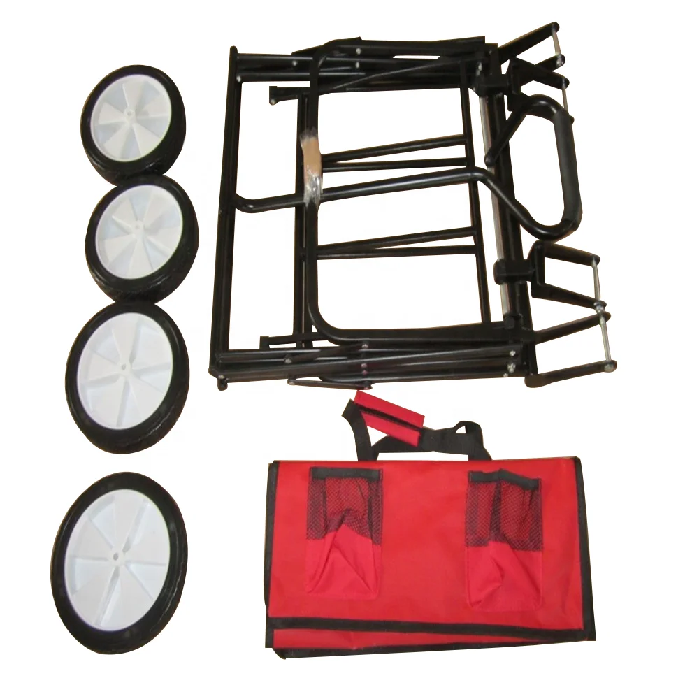 8 Inch Four Wheels Kids Stroller Collapsible Beach Utility Camping ...