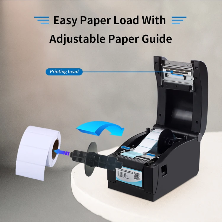 Xprinter XP-350B - Compact Thermal Label Printer with Bluetooth