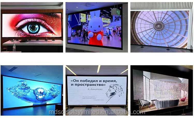 Ultra Slim Display Screens Smd 10ft X 12ft Led Screen Wall Fixed ...