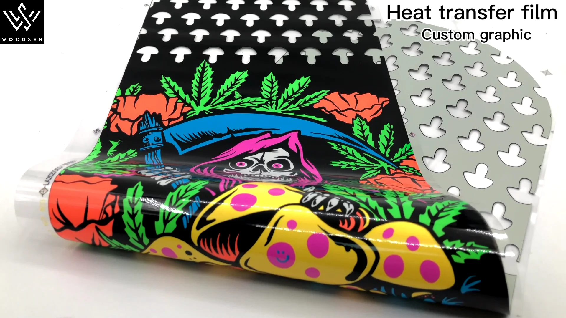 Heat Transfer Film Skate Board Customized Printing Graphic Heat ...