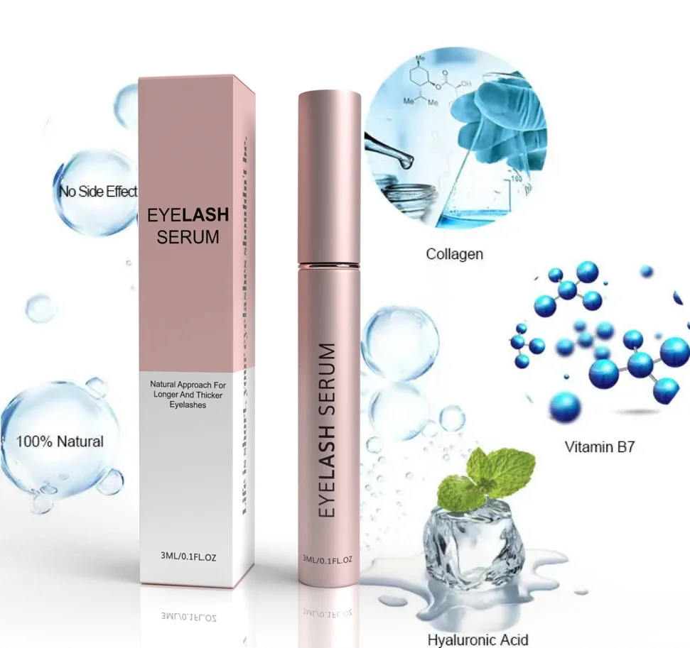 Latest Natural Oil Free Liquid Private Label Eye Lashes Serum Keratin