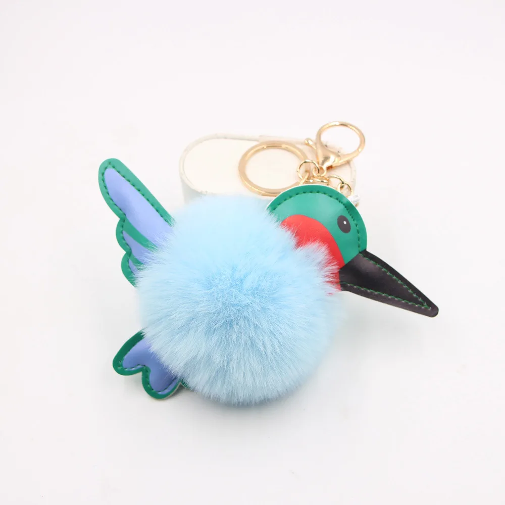 Novelty Jewelry Keyrings Cartoon Bird Key Ring Chain Cute Animal ...