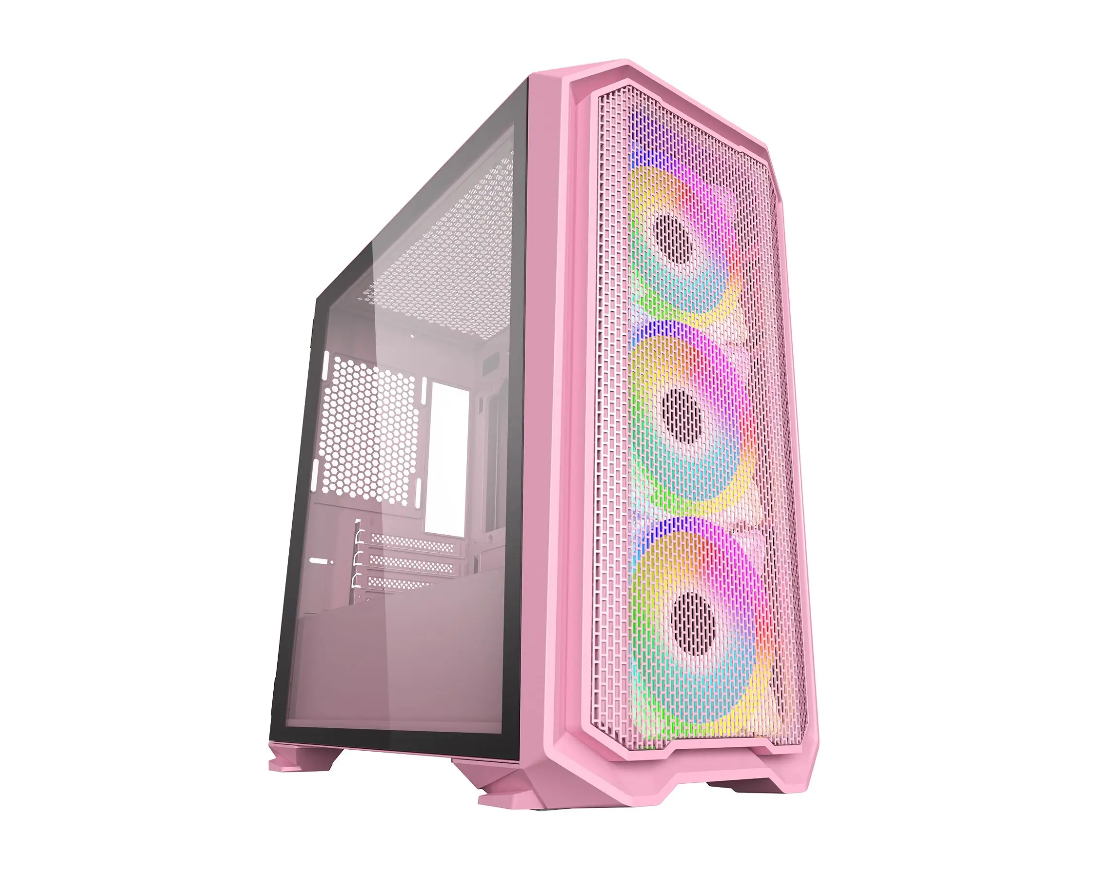 PINK Pc case OEM Custom logo Gaming Pc case Gamer Computer case ...