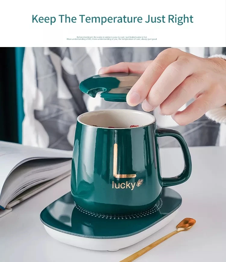Smart Ceramics Cup Heating Pad - Keep Your Drink Hot