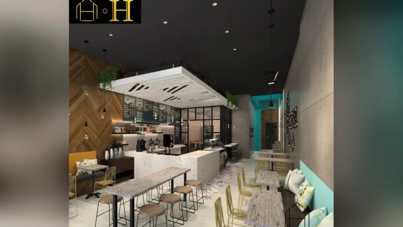 Customized Commercial Cafe Shop Furniture Dining Furnitures Bar Counter ...