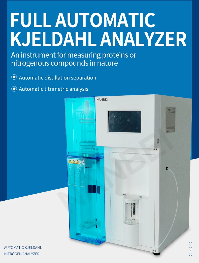 NANBEI Lab Fully Automatic Protein Determination Apparatus Kjeldahl ...
