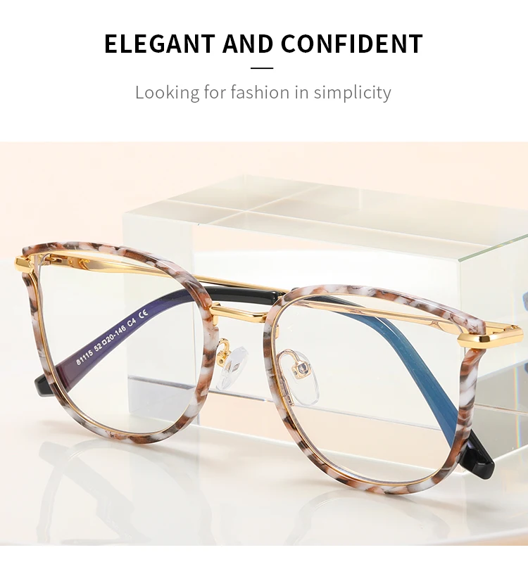 Ms 81115 Womens Glasses New Years 2024 Glasses Tr90+metal Optical ...