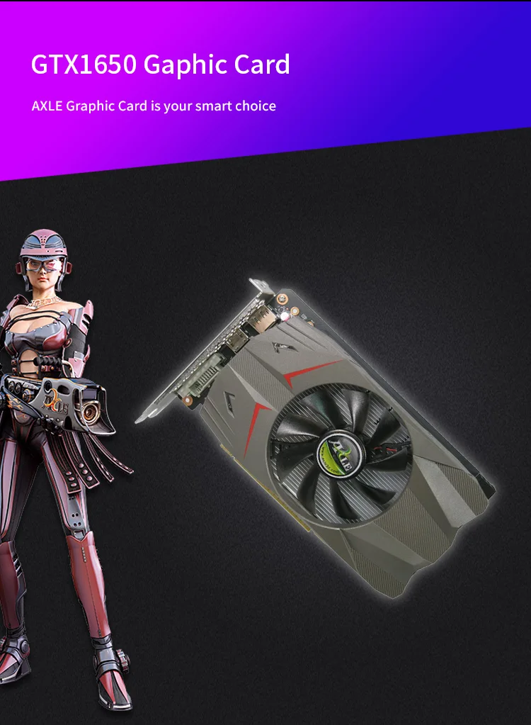 Wholesale Axle Geforce Vga Card Gtx1650 4gb Ddr5 128bit Graphics Card ...
