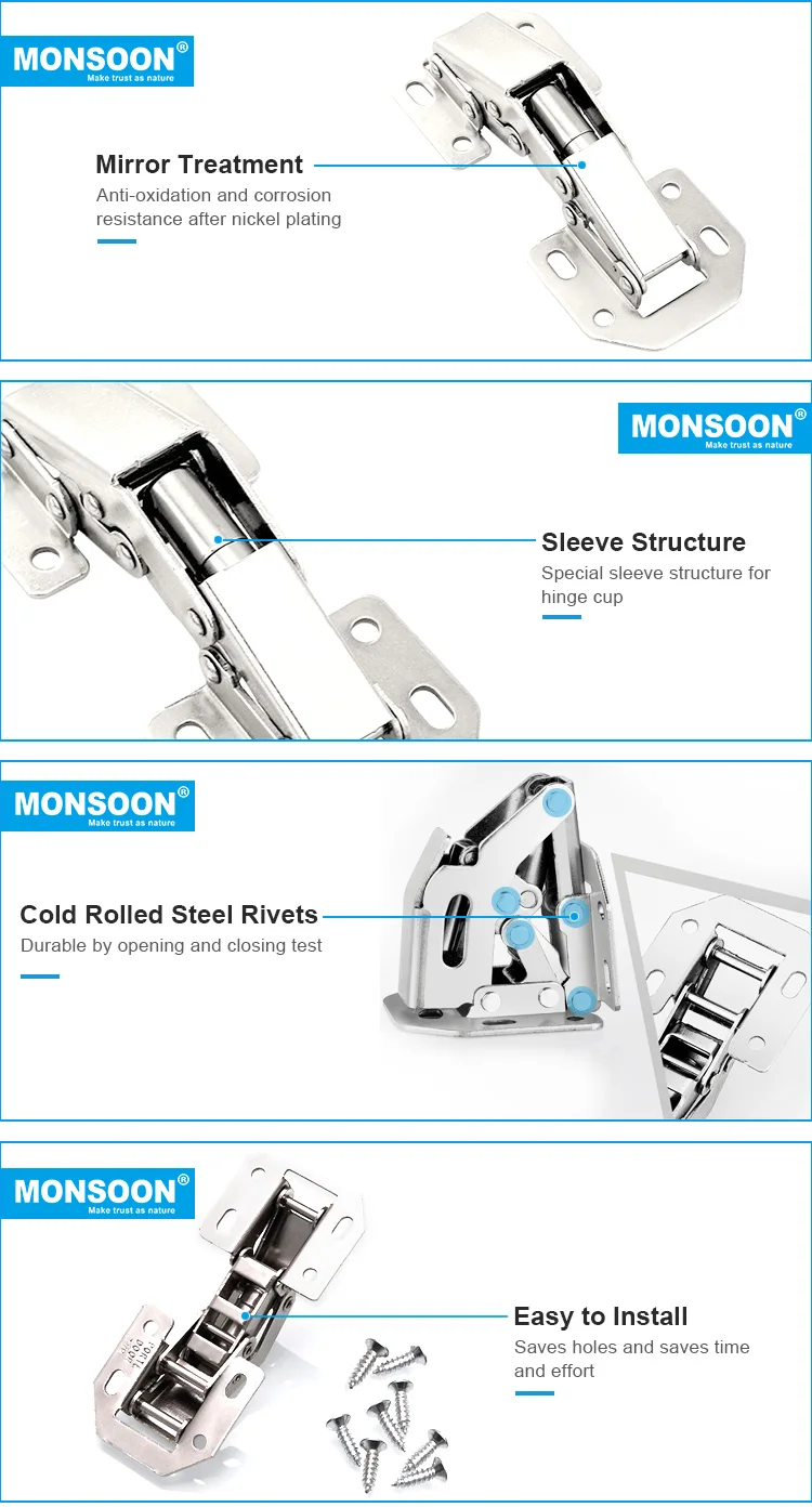 Wardrobe Hardware Bridge Type Zinc Plated Cold-rolled Steel Galvanized ...