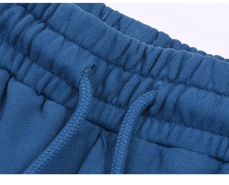 High Quality 380gsm 100% Cotton Casual Distressed Joggers Sweatpants ...