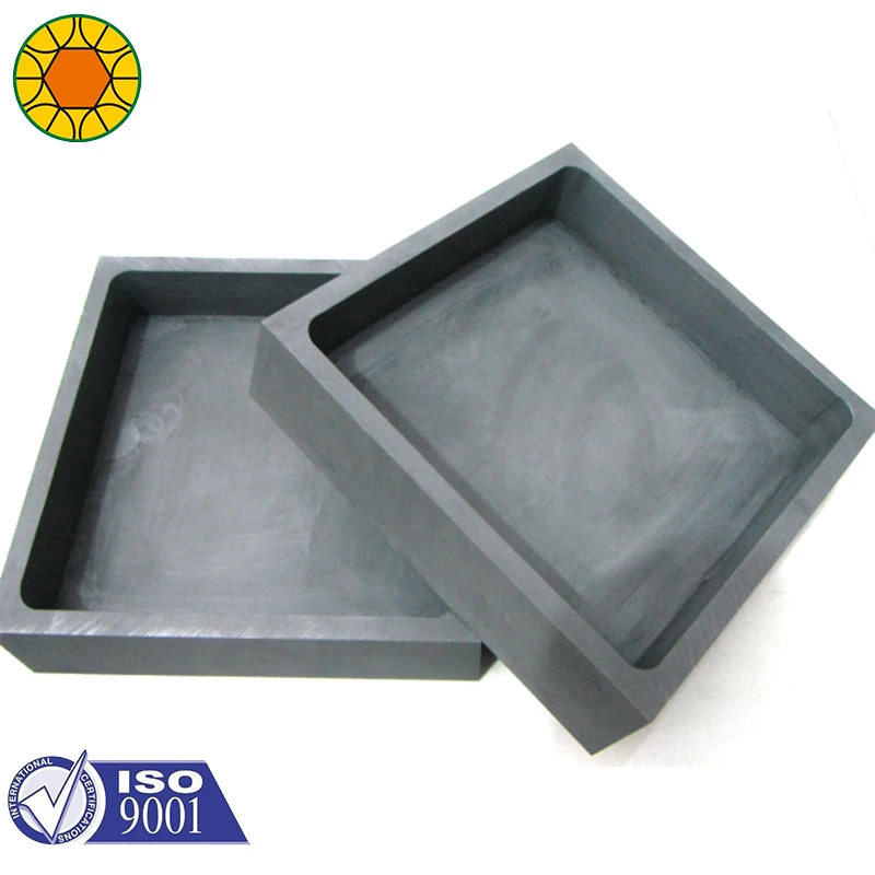 High Purity High Density Graphite Box Graphite Sagger Graphite Boat ...
