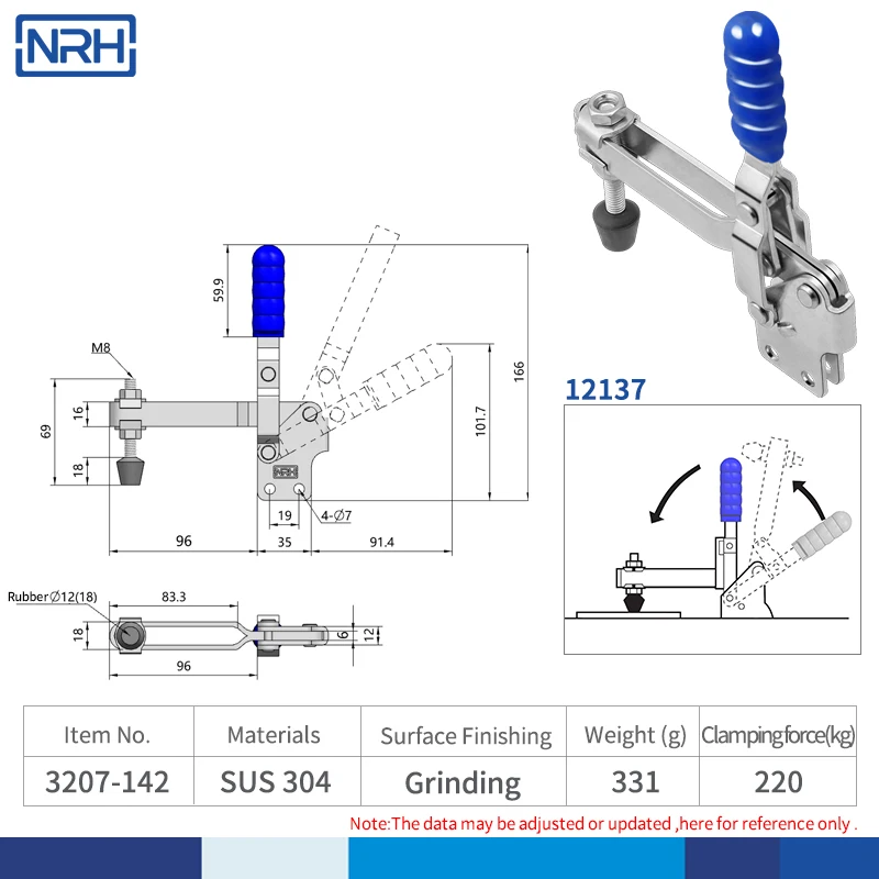 Factory Adjustable Toggle Clamp Heavy Duty Latch For Industrial Machine ...