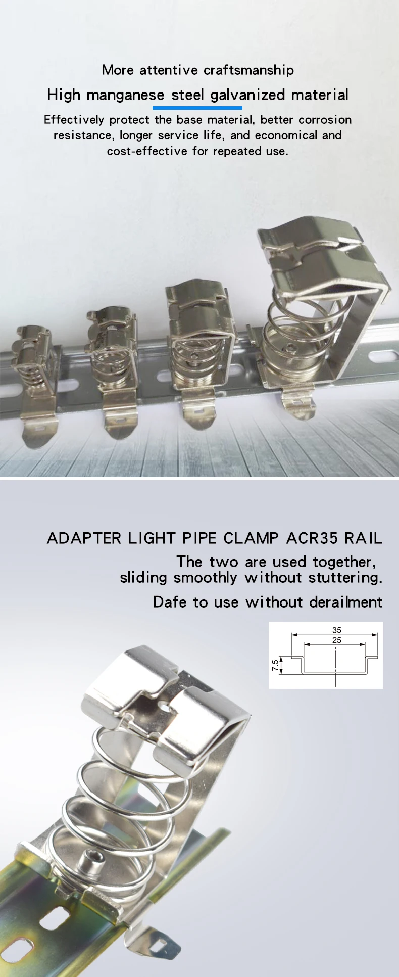 Din Rail Cable Clamps For Shield Cable Shielded Connection Wire Din ...