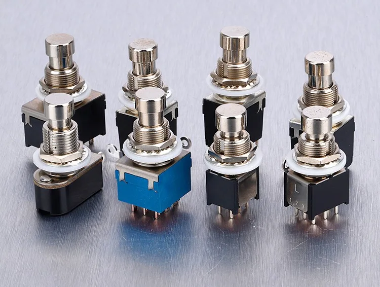 3pdt On/off 9 Pin Stomp Pedal Switch Witch Foot Step Control Foot ...