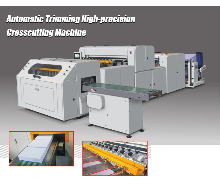High Efficiency A4 Size Paper Precision Cross Cutting Machine - Buy A4 ...
