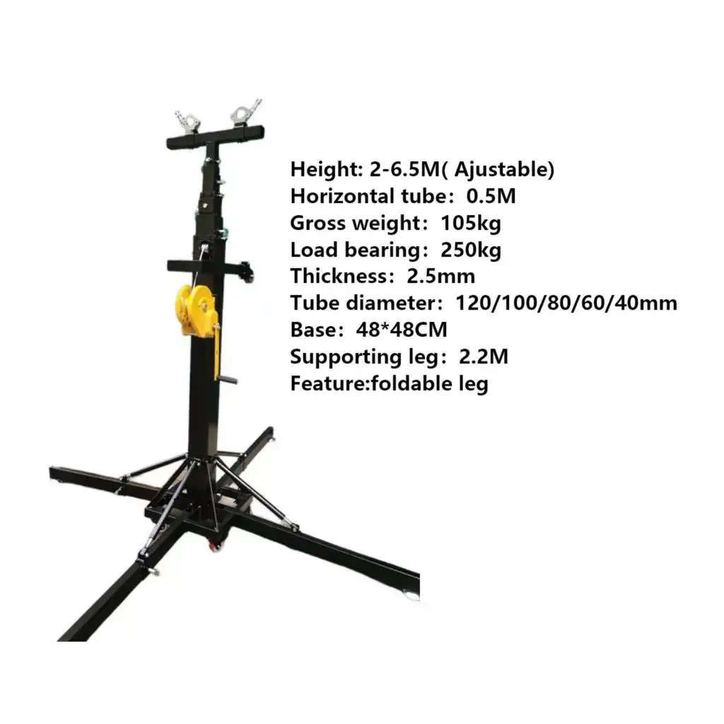 Portable Heavy Duty Lift Towers Line Array Lighting Truss Crank Stand ...