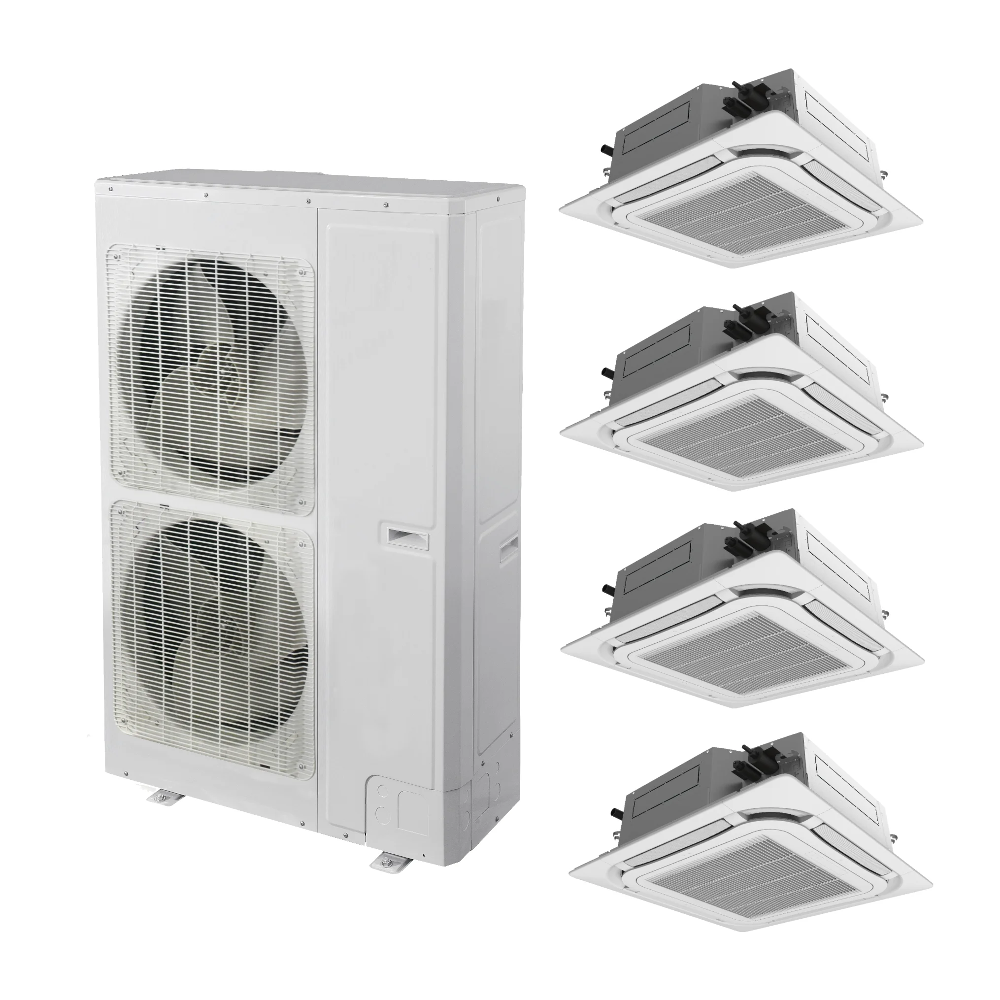 R410a Refrigerant 8 Way Ceiling Cassette Type Air Conditioner Multi ...