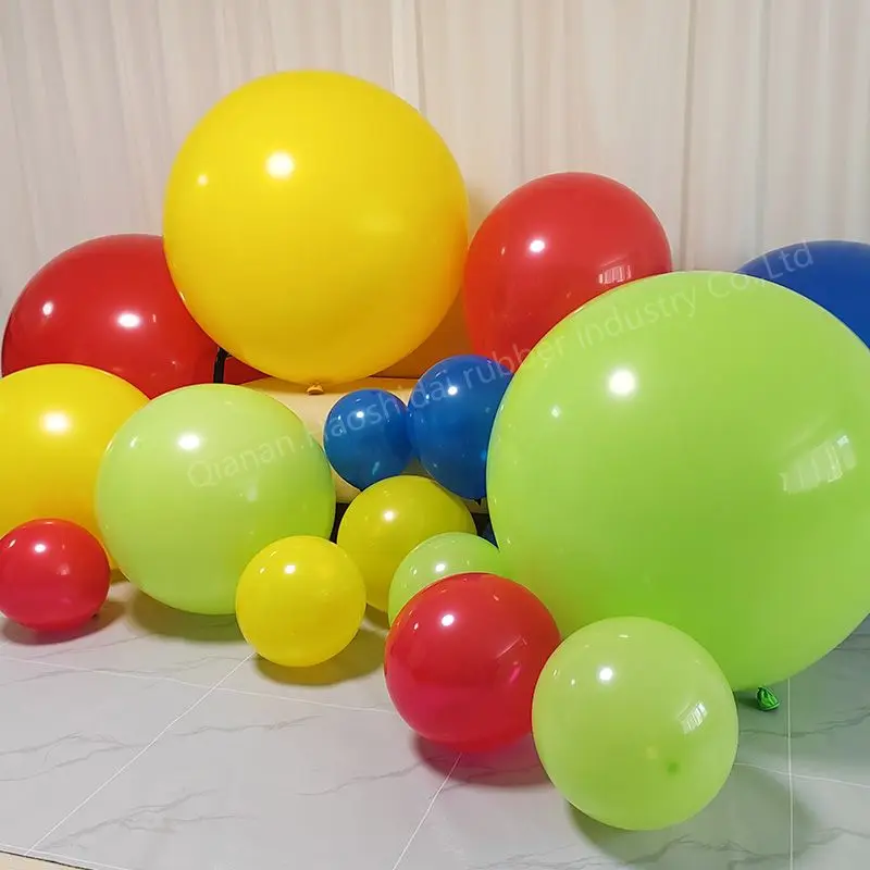 Wholesale Party Balloons Decorative 5 7 9 10 12 18 Inch White Red Black ...