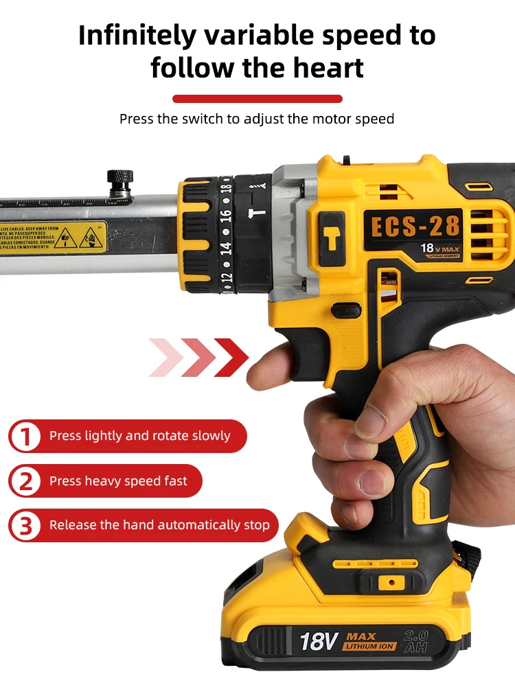ECS-28 Battery Powered Electric Wire Stripper for Cable