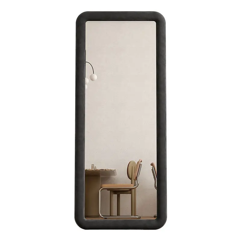 Thriking Modern Design Flannel Frame Mirrors for Bedroom