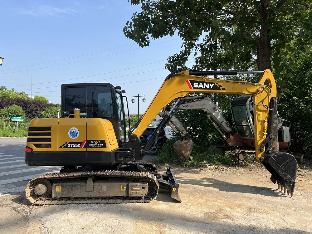 7 Ton Sany Sy75 Used Sany Mini Excavator Sy75c With Blade Made In China ...