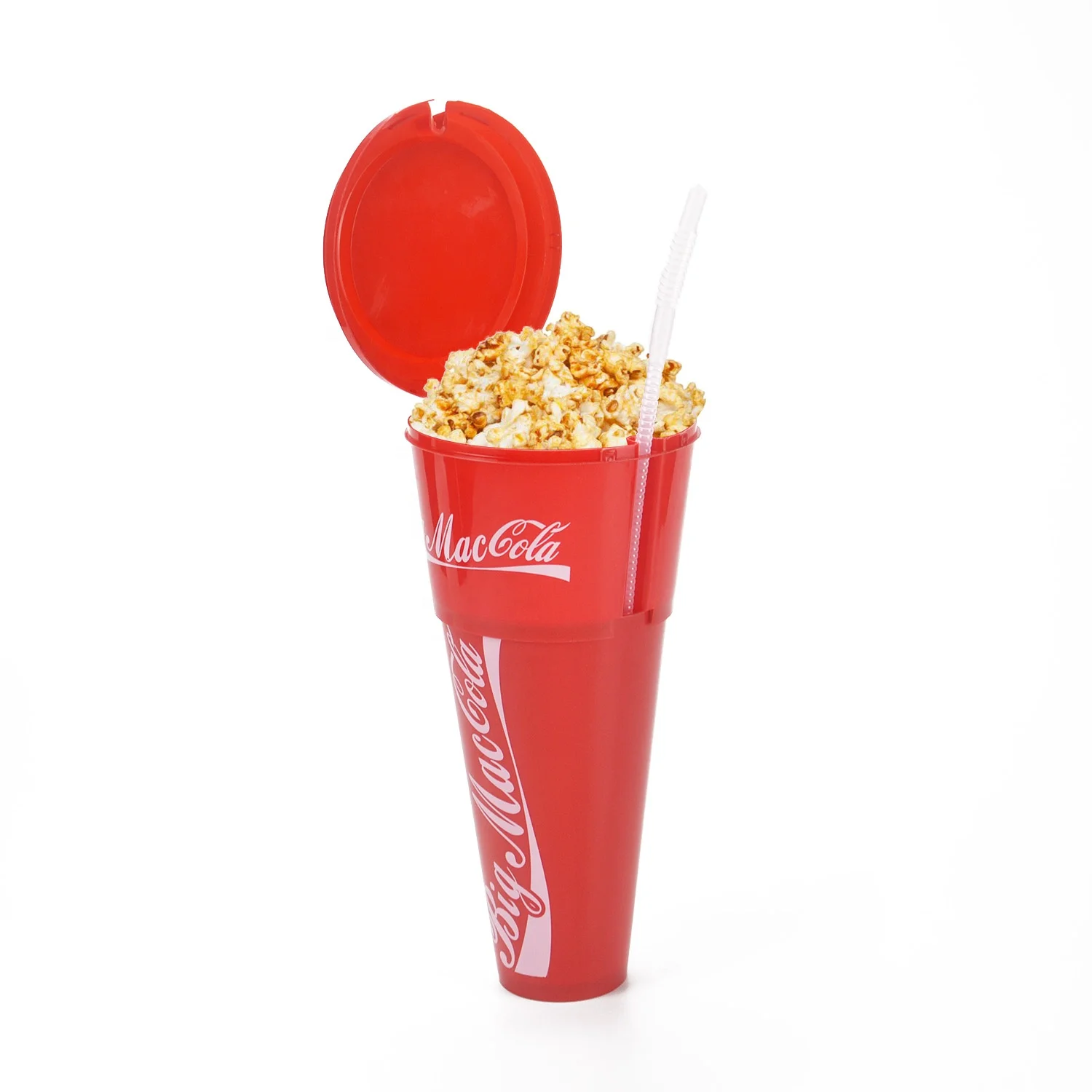 Drink Food Popcorn Plastic Cup Top Snack Tray from alibaba.com