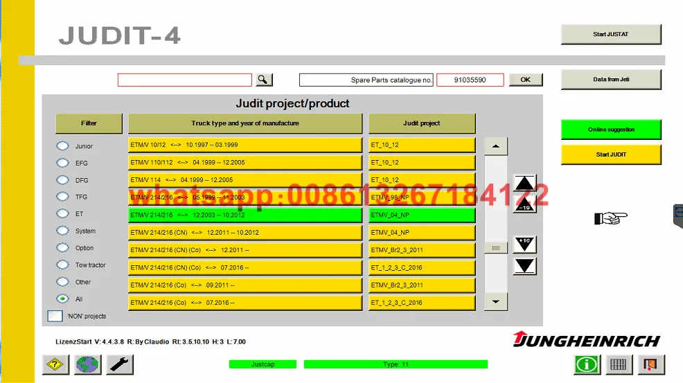 CF19 Laptop+judit Incado Box Diagnostic Kit for Jungheinrich Forklift ...