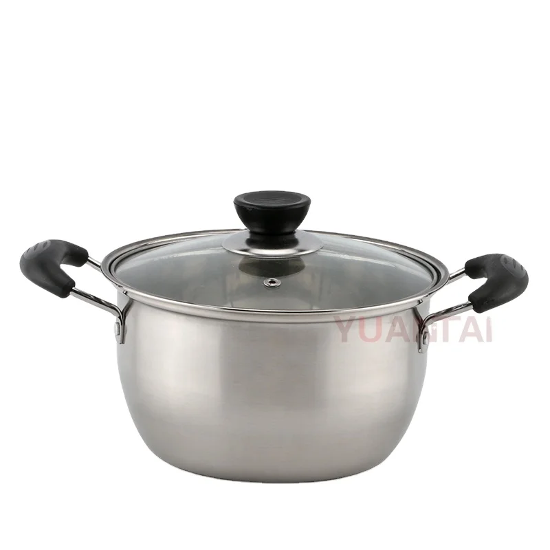 Korean style single bottom Stainless Steel Curved Double Bottom Milk ...